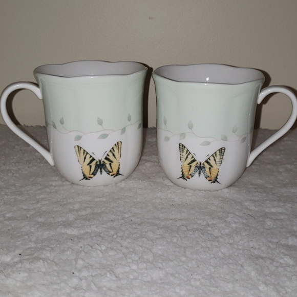 Lenox | Dining | Lenox Butterfly Meadow Mugs | Poshmark